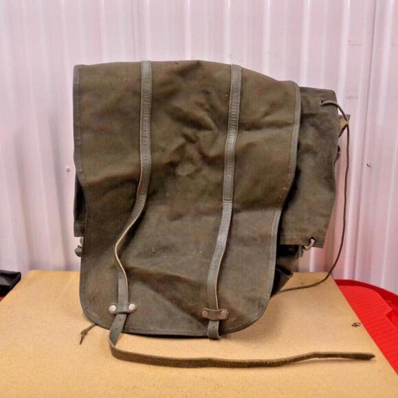 Other | Swiss Army Sattler Backpack Salt And Pepper Military Leather ...